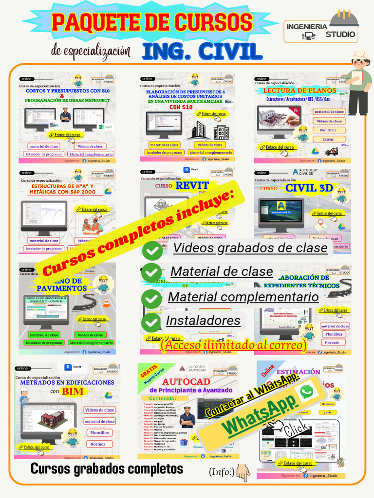 Cursos Ing - Civil.. | PDF