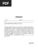 Form2A Applicants Founding Affidavit | PDF | Affidavit | Civil Law ...