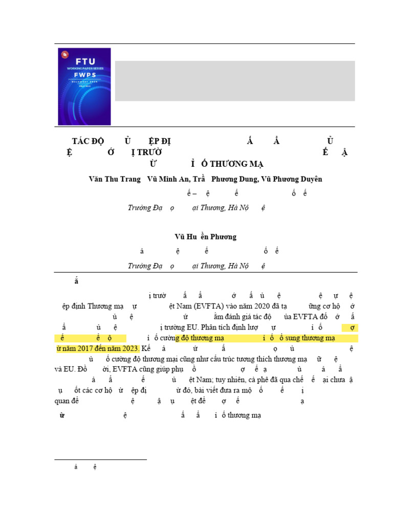 FWPS Vol 3 No 3 Paper 8 | PDF | Coffee | Comparative Advantage