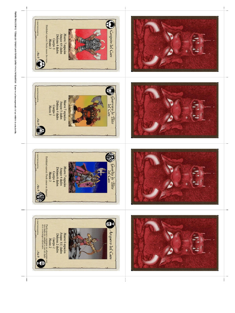 Año 9 - Cartas Con Reverso | PDF