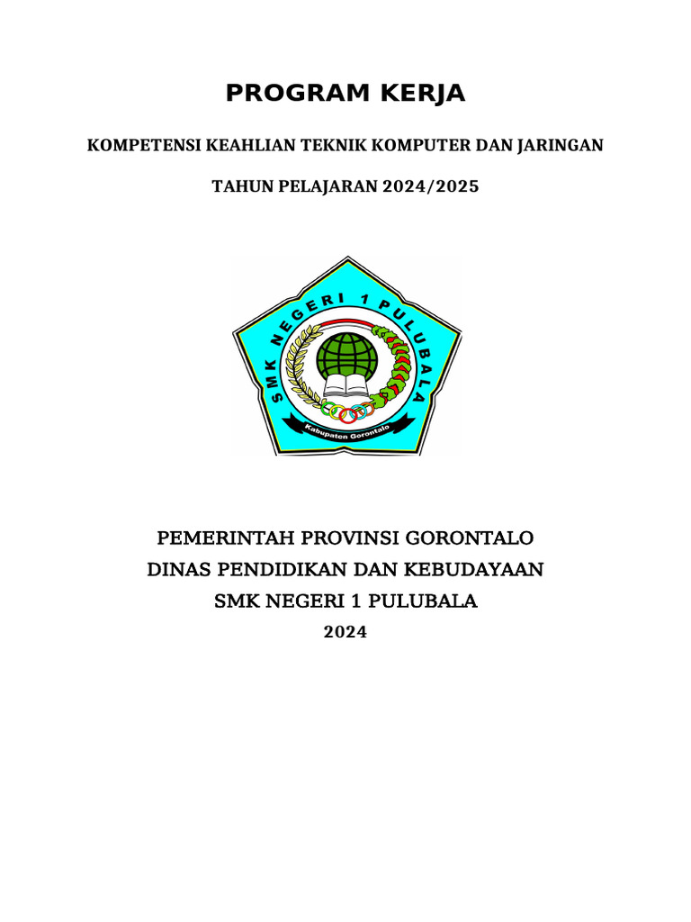 Program Kerja TKJ | PDF