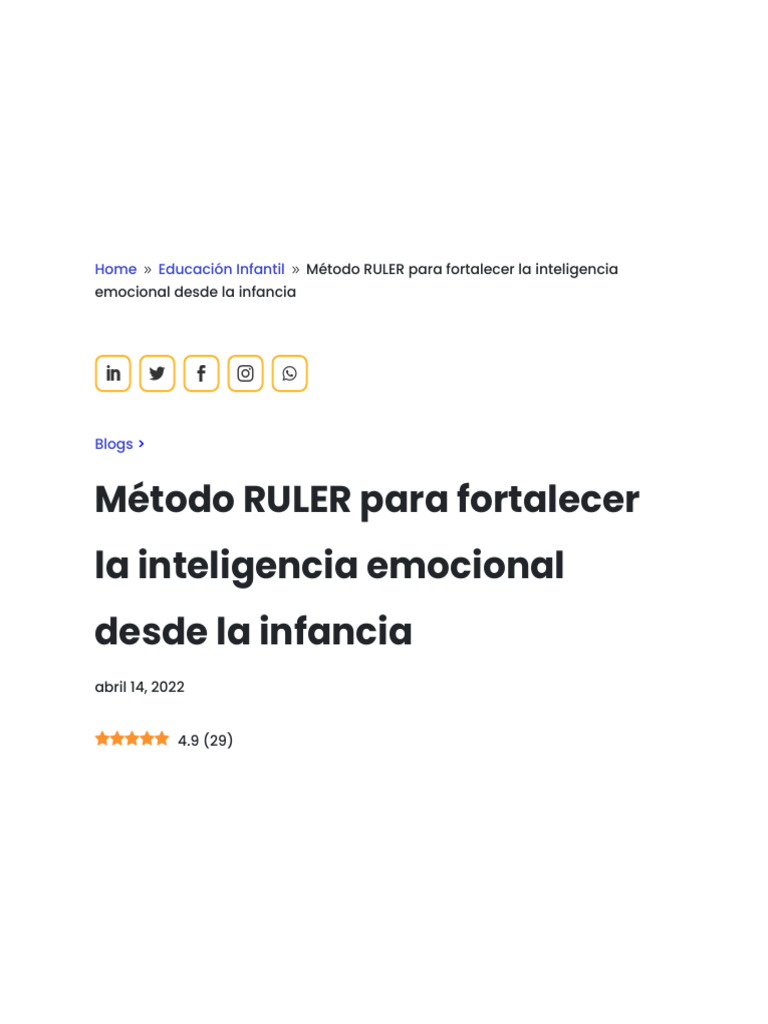 Método RULER para Fortalecer La Inteligencia Emoc - 250408 - 094048 ...