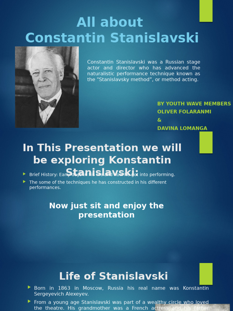 all-about-constantin-stanislavski11 | PDF | Entertainment | Oral Literature