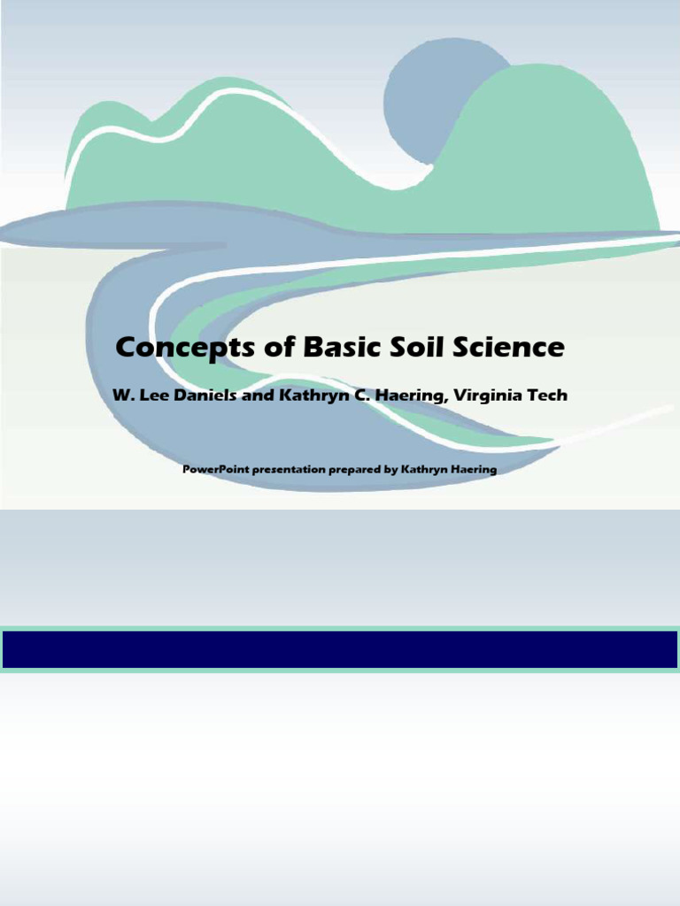 Concepts of Basic Soil Science | PDF | Soil | Porosity