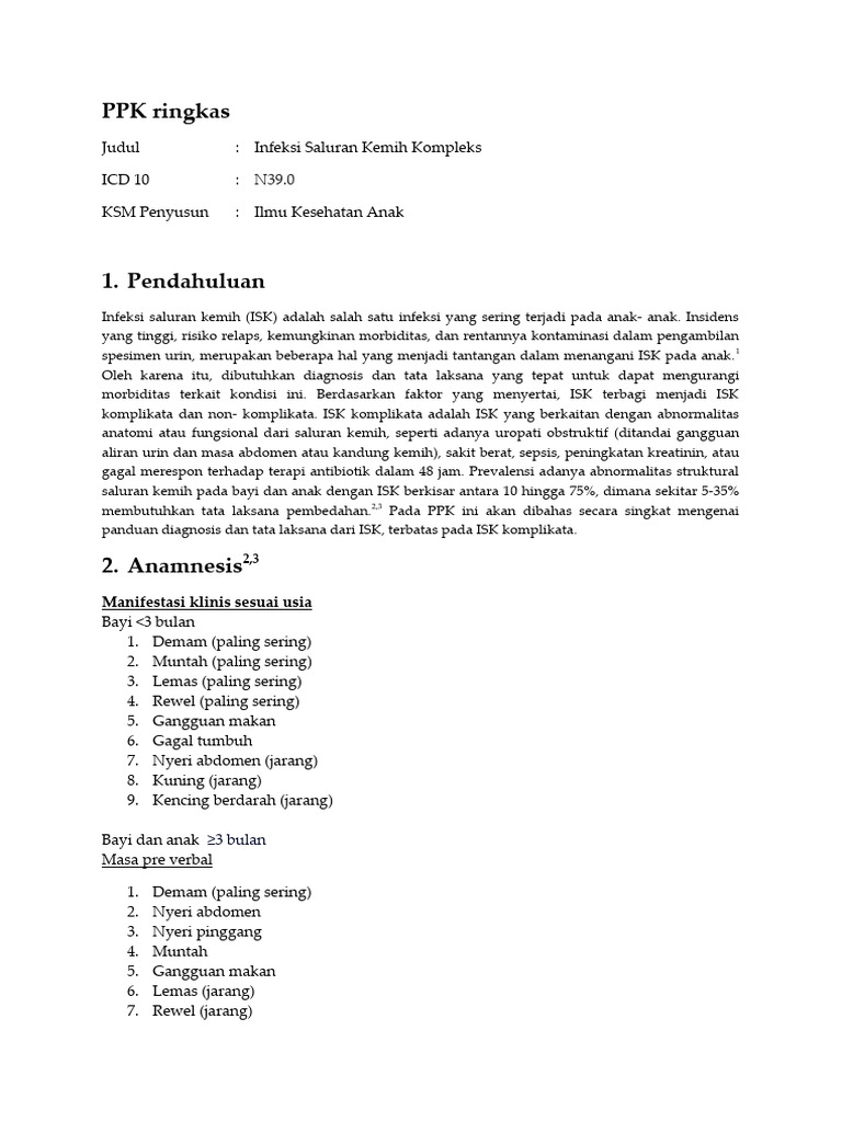 PPK - ISK Kompleks (Edit DR Refa) | PDF