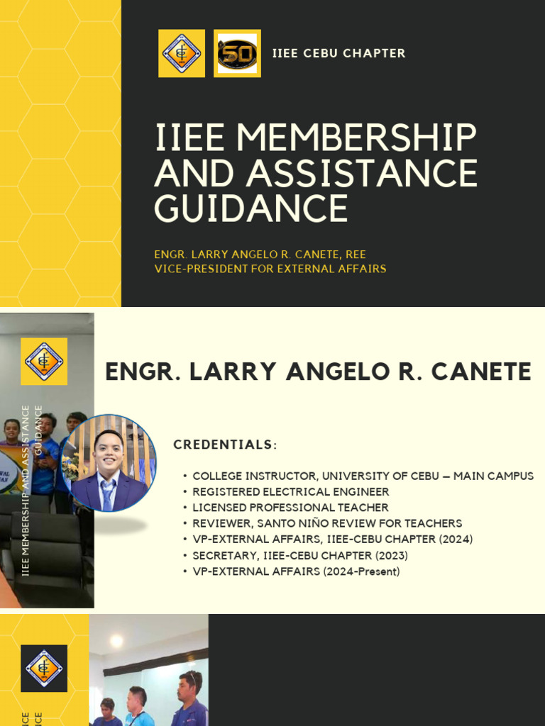 IIEE Cebu Membership Renewal Guide | PDF | Institute Of Electrical And ...