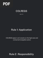 ROR Rules: Questions and Answers Guide | PDF | Radar | Port And Starboard