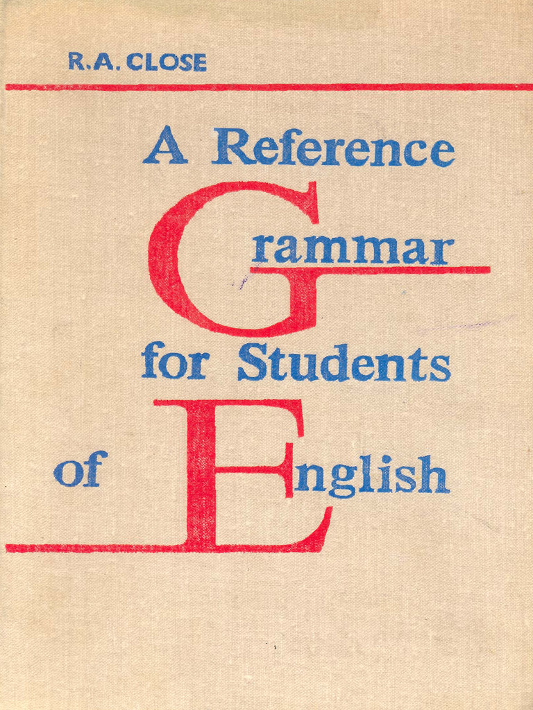 A Reference Grammar For Students of English | PDF