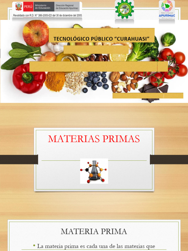 Recepción y Control de Materia Prima | PDF | Importar | Materia prima