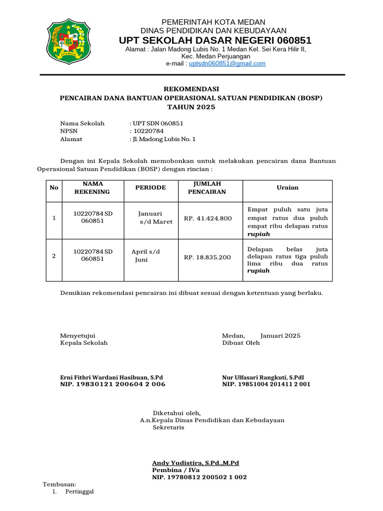 Format Rekom A4 | PDF