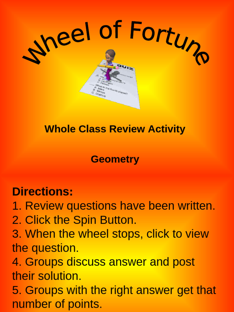 5 Geometry Wheel | PDF | Rectangle | Triangle