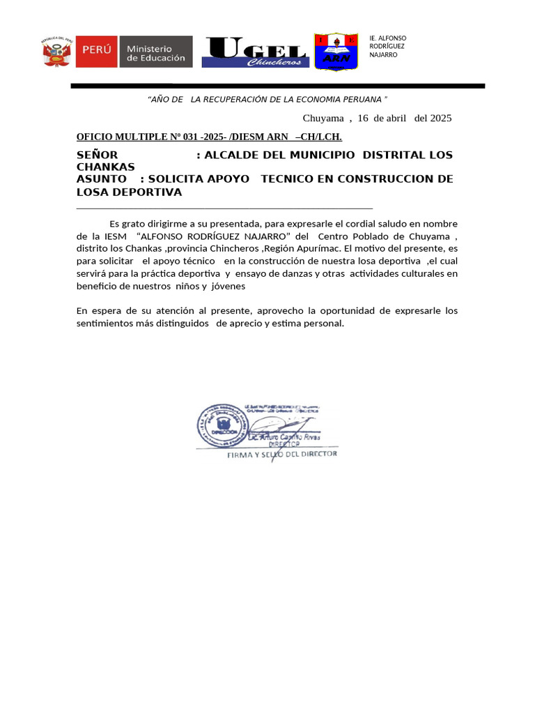 Oficio William | PDF