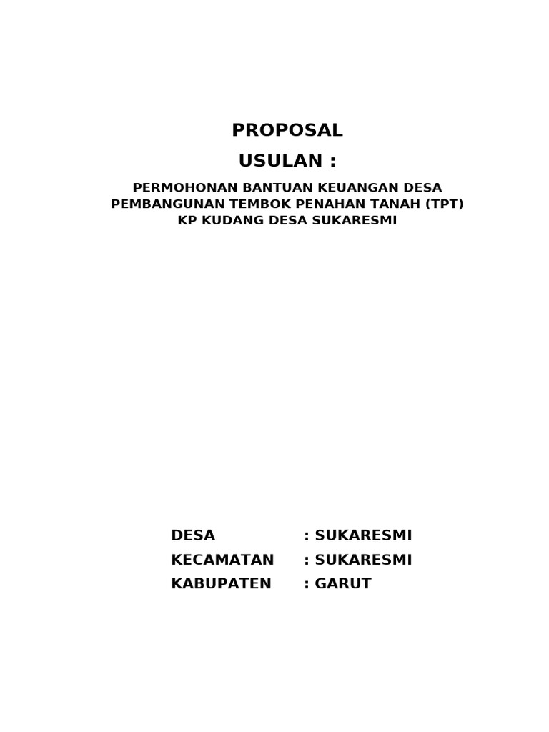 Proposal TPT | PDF