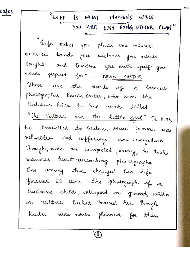 Best Essay of The Week - 2nd March 2025 | PDF