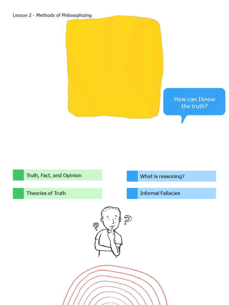 Lesson 2 - Determining The Truth | PDF | Truth | Fallacy