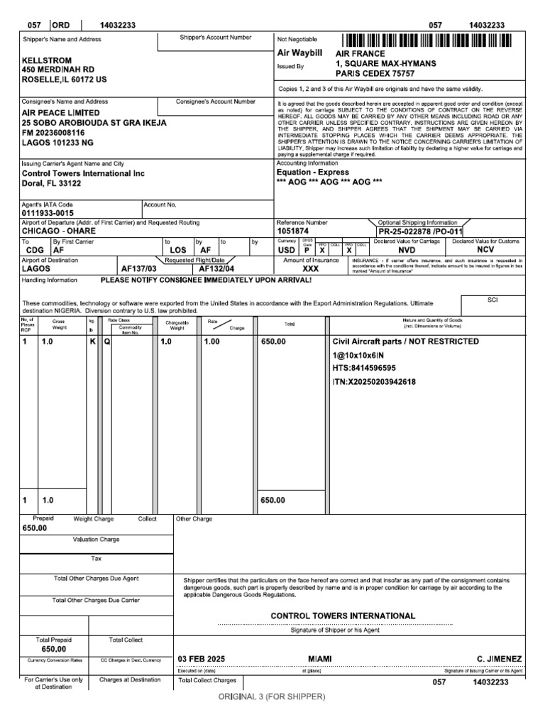 Awb 057-14032233 | PDF