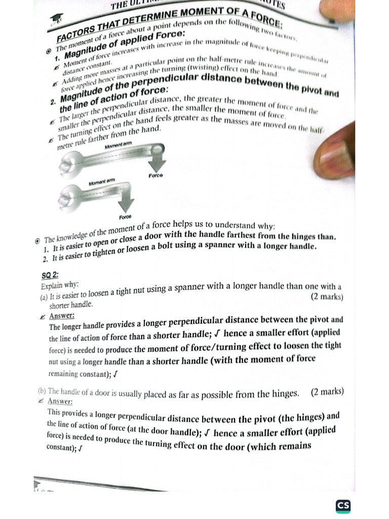 Turning Effect of A Force | PDF