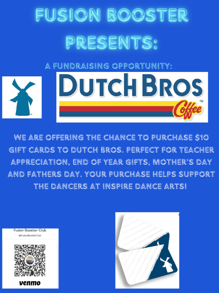Dutch Bros. Gift Cards for Fundraising | PDF