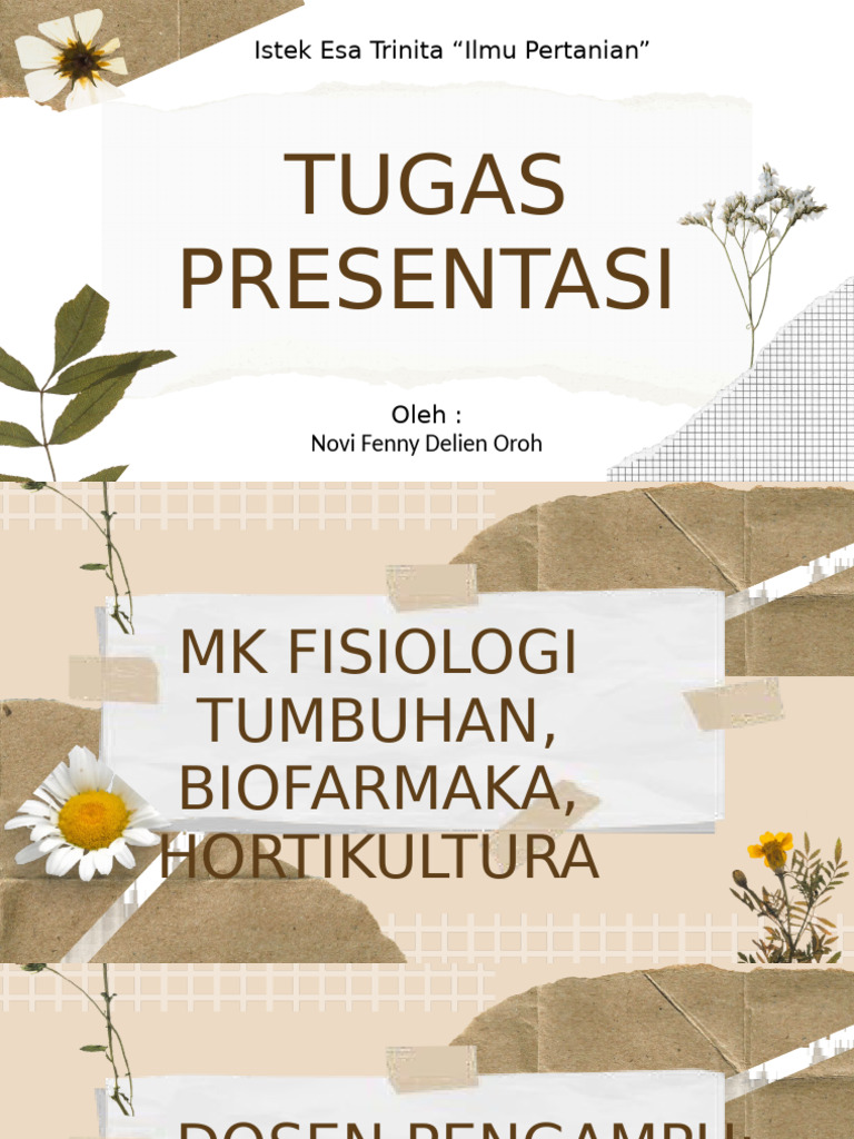 MK FISTUM Unsur Hara Esensial | PDF