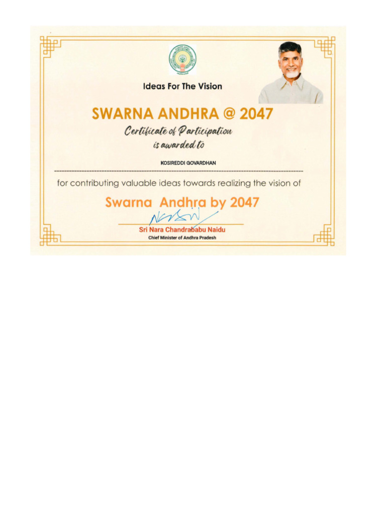 Swarna Andhra | PDF
