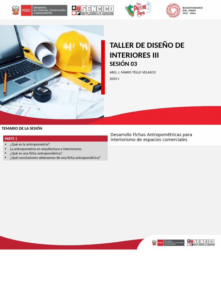 DISINT Taller III - SESION 03 - Antropometría | PDF | Antropometría ...