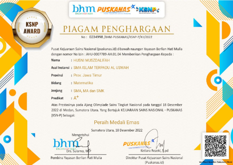 Piag - Matematika - KSNP 2022 | PDF