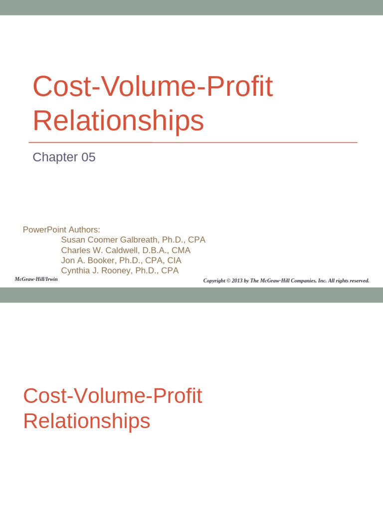 Chap003 CVP Analysis 2 | PDF | Business Economics | Financial Accounting