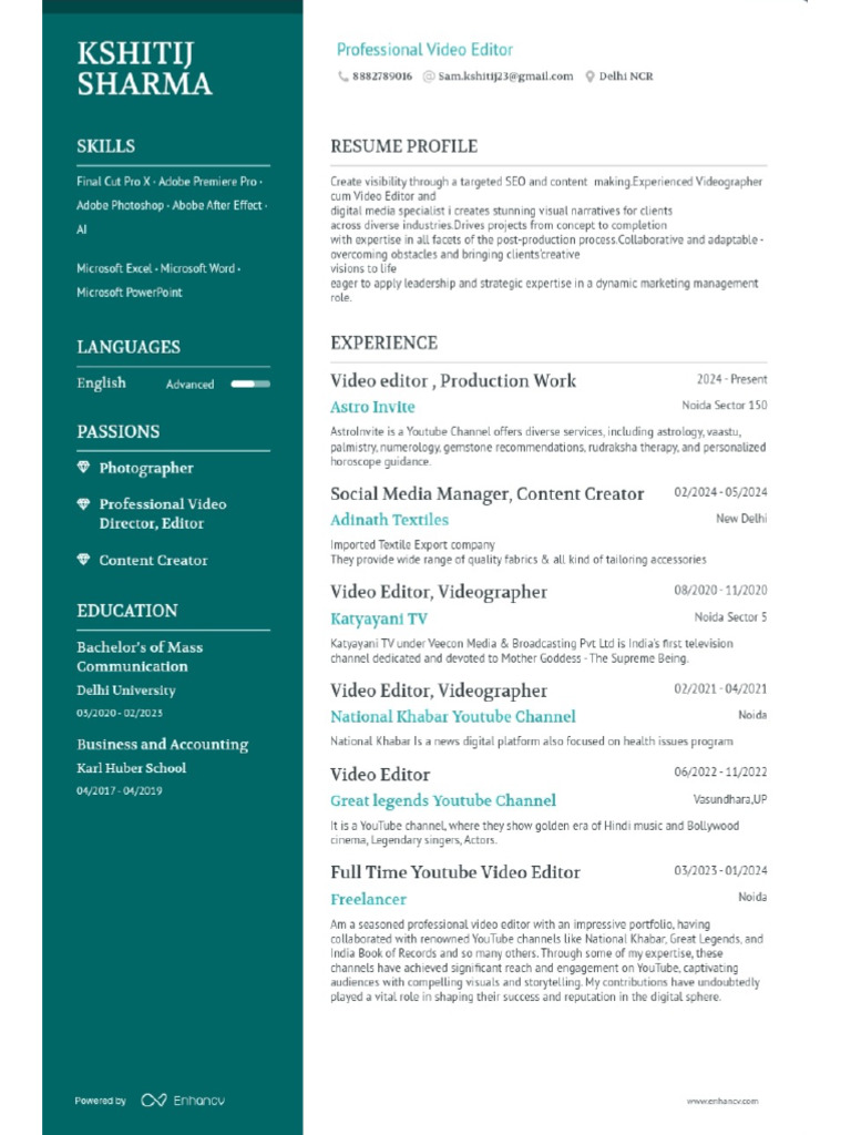 New CV 2024 | PDF