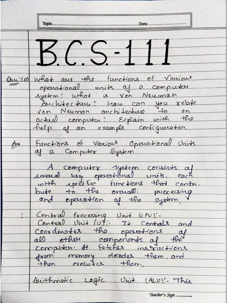 bcs-111 HW 2024-25 | PDF