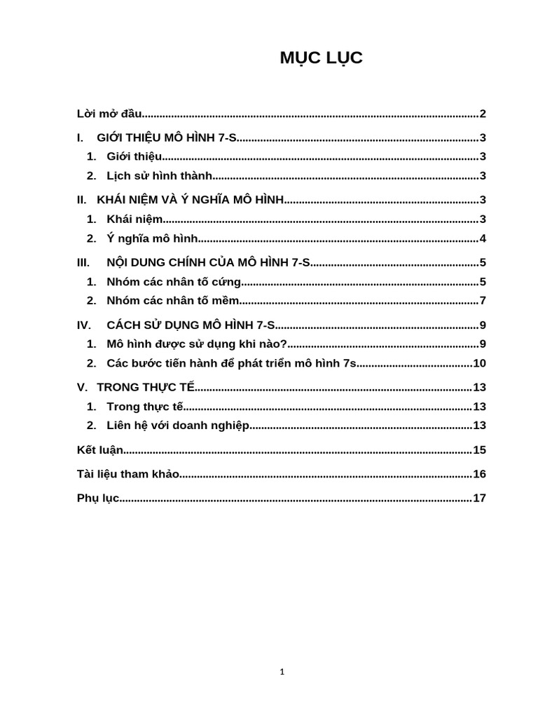 123doc-Tim-Hieu-Va-Phan-Tich-Mo-Hinh-Co-Cau-7s | PDF