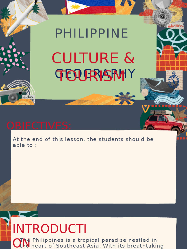 Phil. Culture & Tourism Geography | PDF | Philippines | Tourism