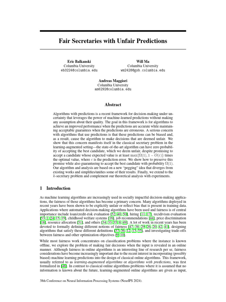 NeurIPS-2024-fair-secretaries-with-unfair-predictions-Paper-Conference ...