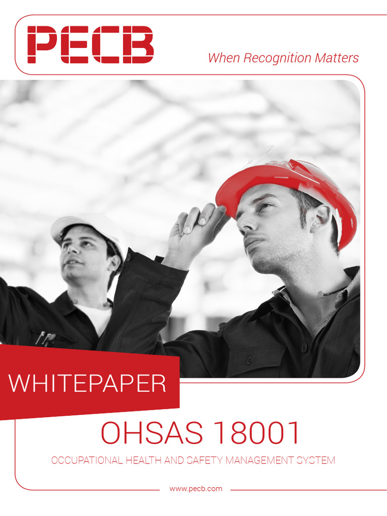 OHSAS 18001: Occupational Safety Guide | PDF | Occupational Safety And ...