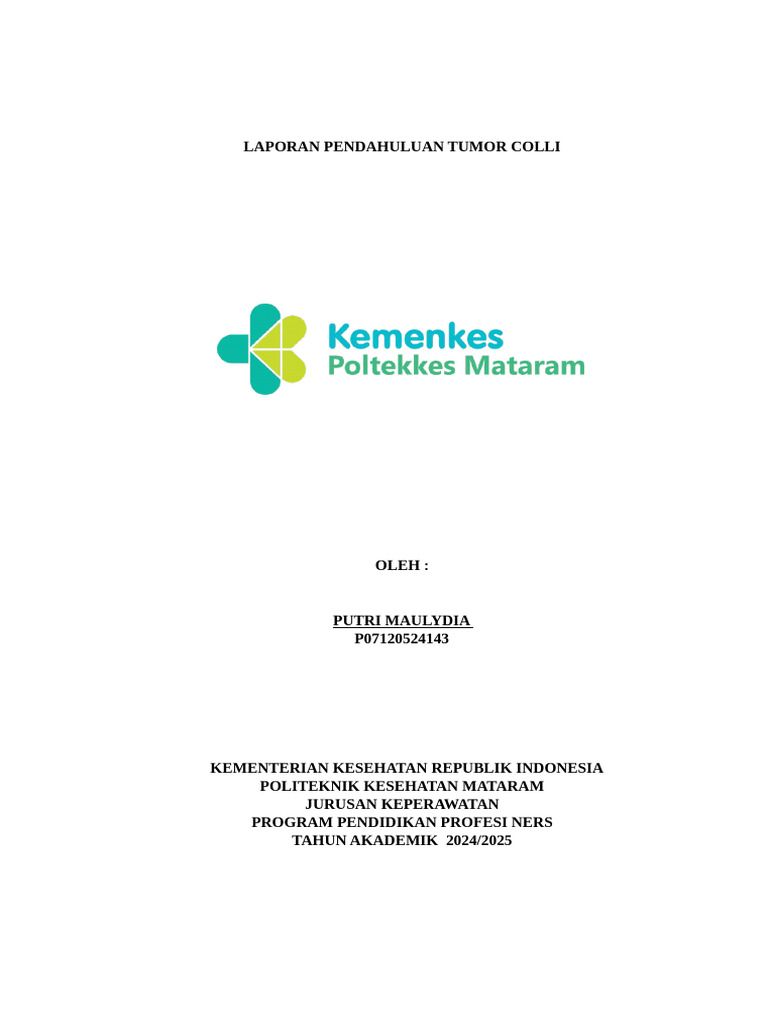 LP Tumor Colli | PDF