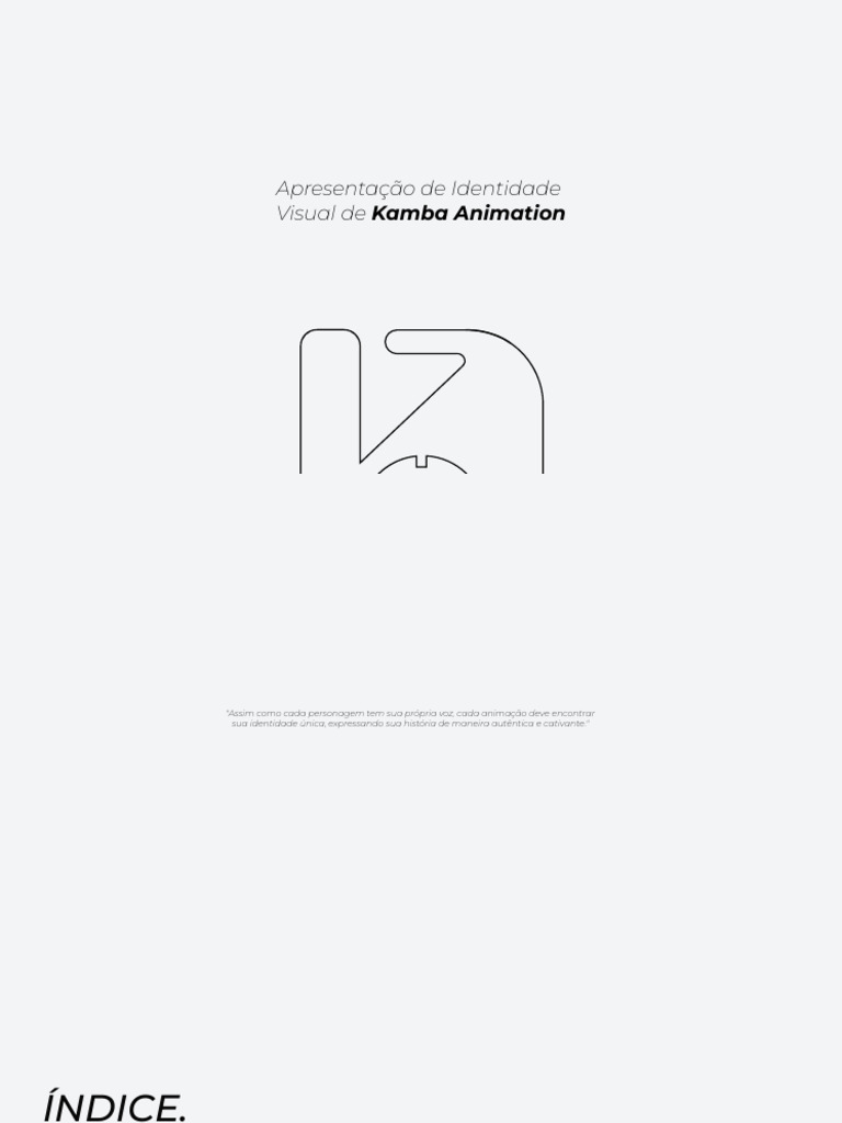 Identidade Visual da Kamba Animation | PDF | Marca | Tipografia