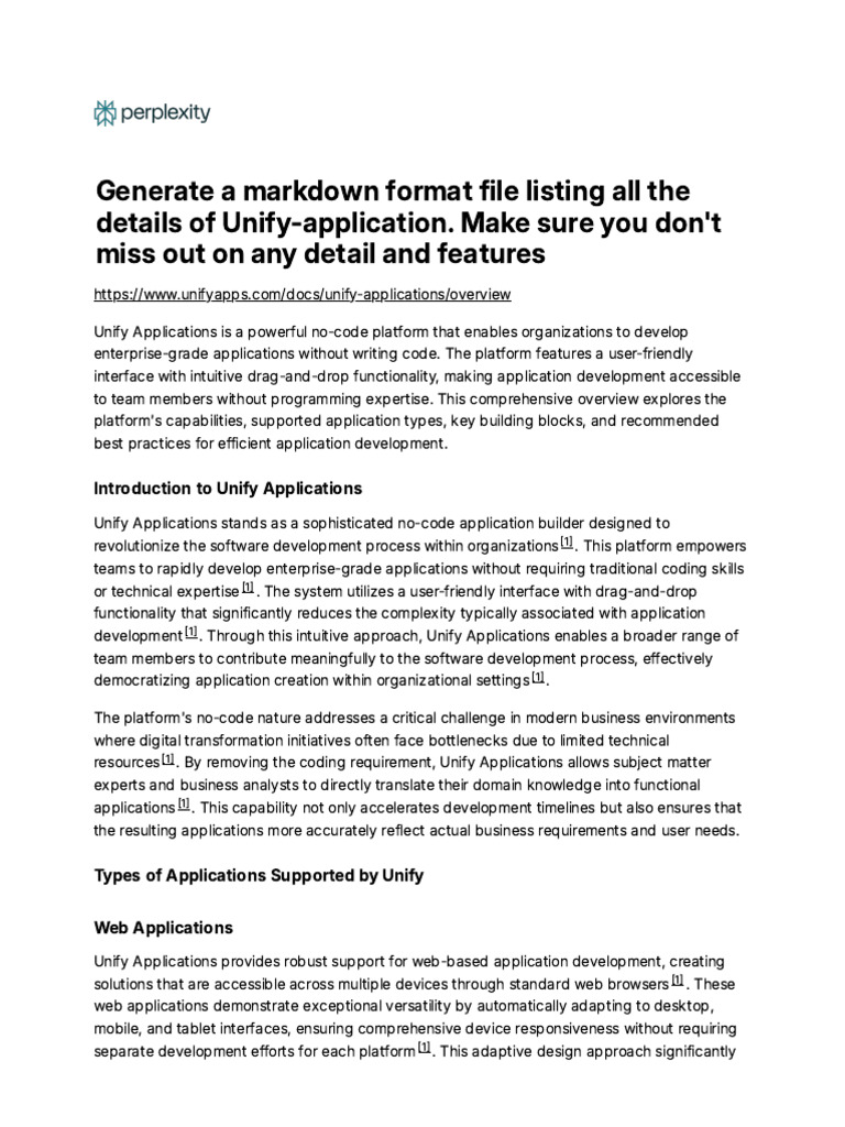 Unify Applications Guide | PDF | Usability | User Interface