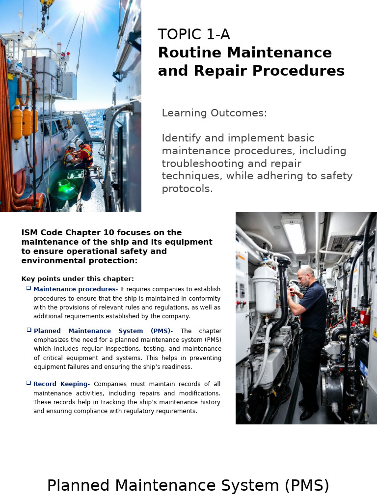 Ship PMS: Maintenance & Record Keeping | PDF