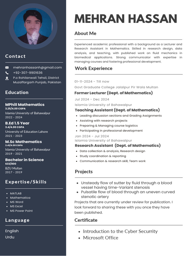 Black White Minimalist CV Resume - 3 | PDF