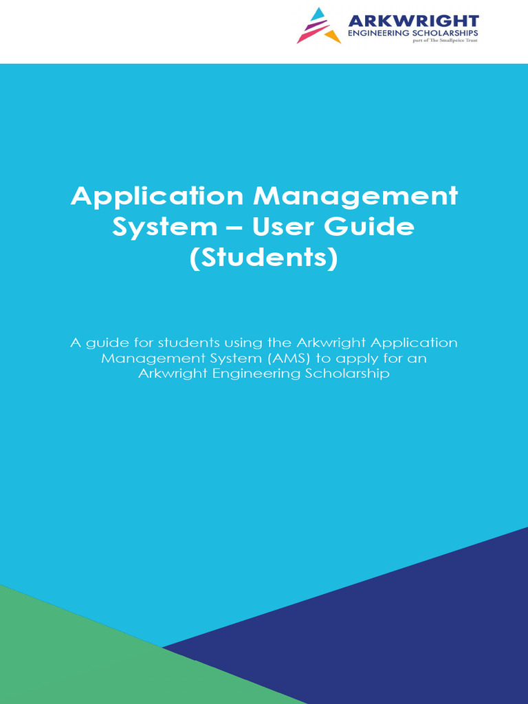 Application Management System User Guide (Students)v1.1 | PDF ...