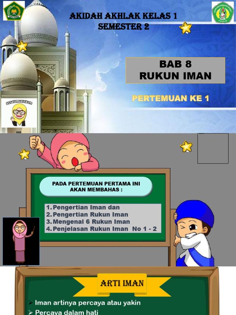 3 Ppt Aa Bab 8 Rukun Iman (Pertemuan 1) Pdf1739719144 | PDF