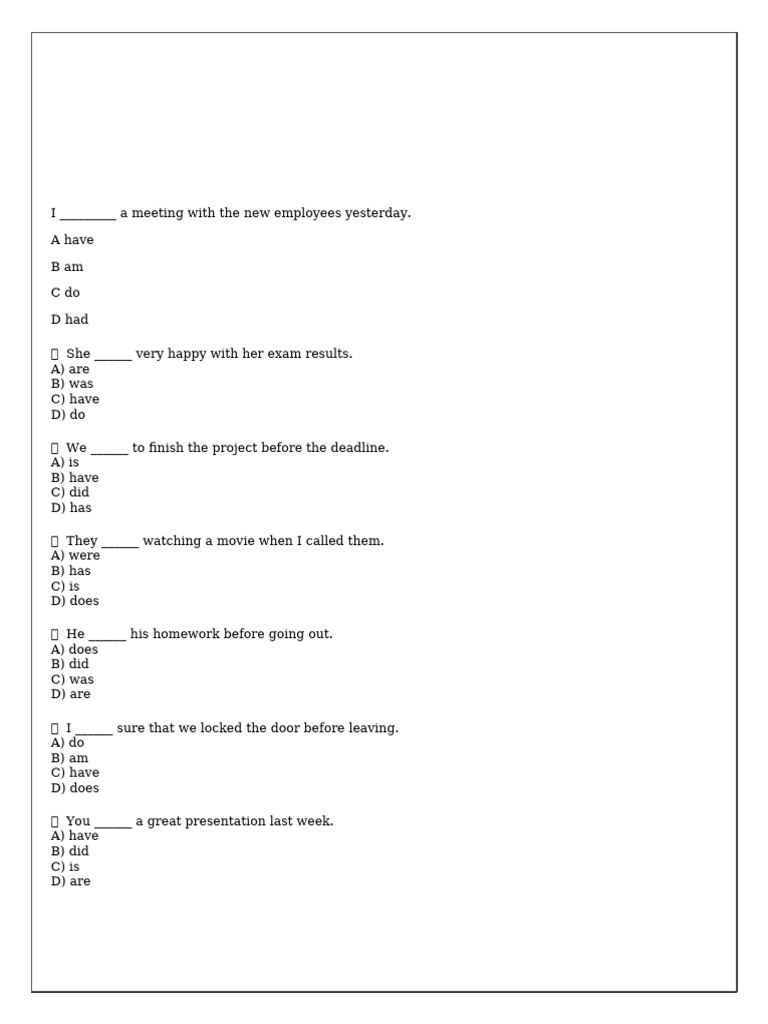 Helping Verbs - Pronouns | PDF