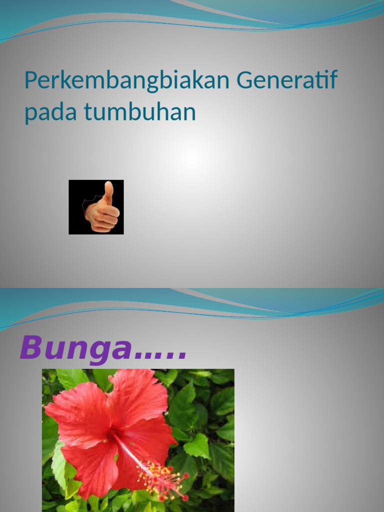 Perkembangbiakan Generatif pada Tumbuhan | PDF