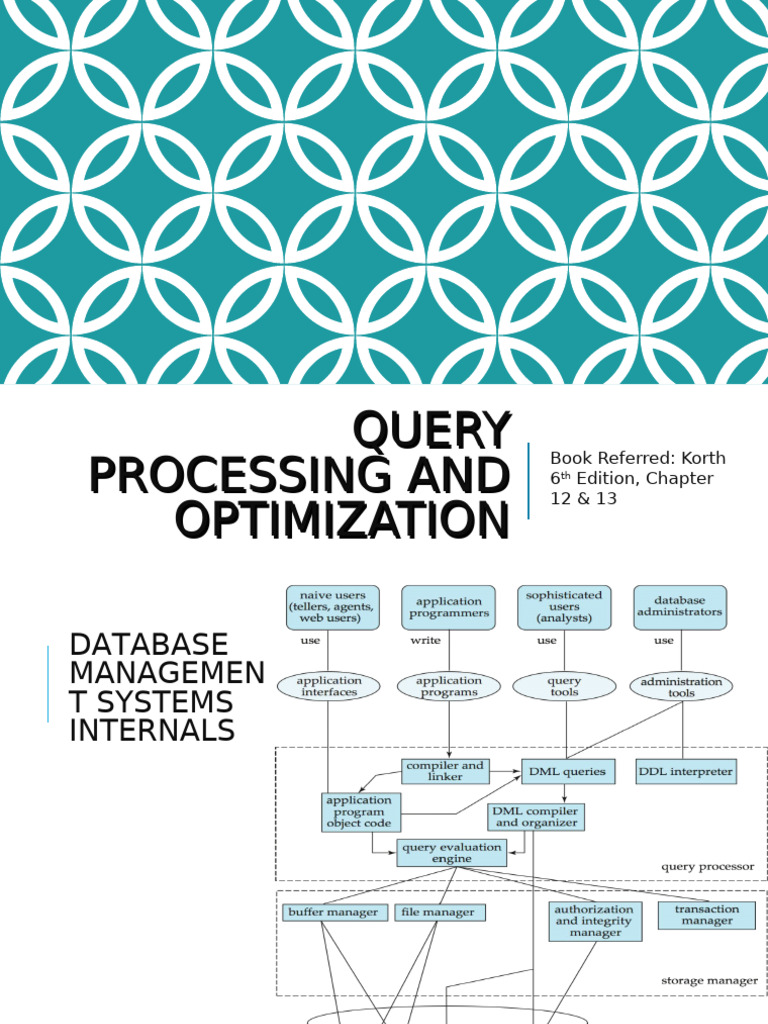 Chapter 12, 13 - Query Processing and Optimization | PDF | Relational ...