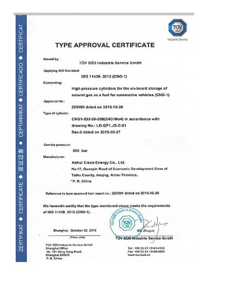 Certificate Type 4 | PDF