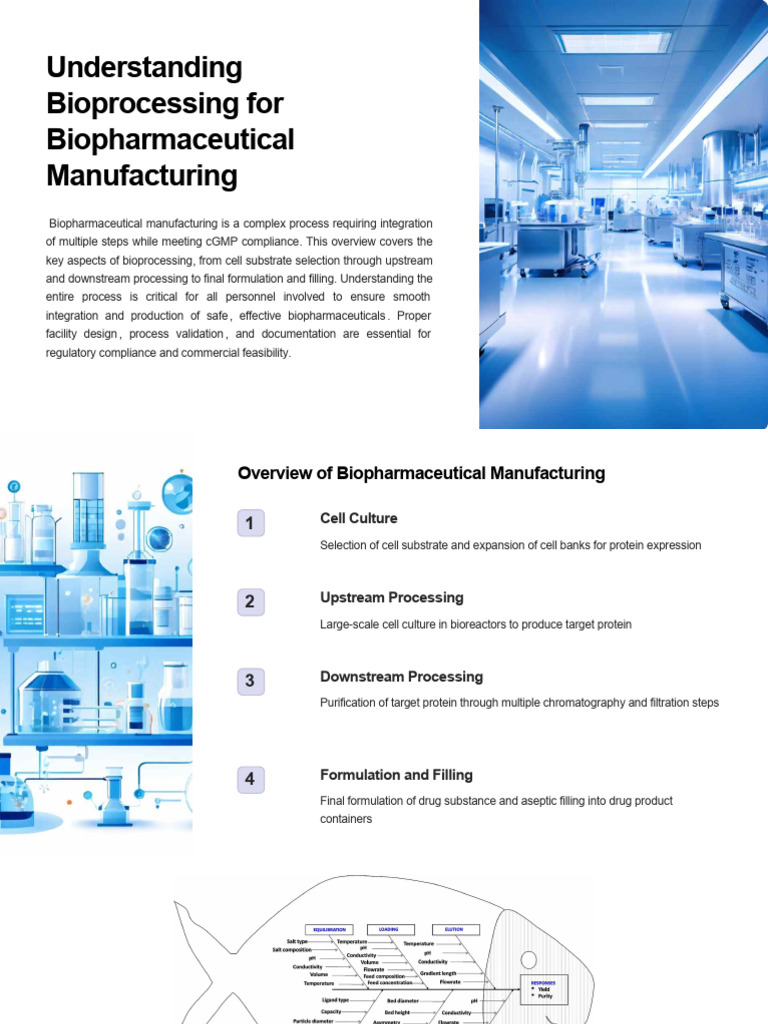 Understanding Bioprocessing For Biopharmaceutical Manufacturing | PDF ...