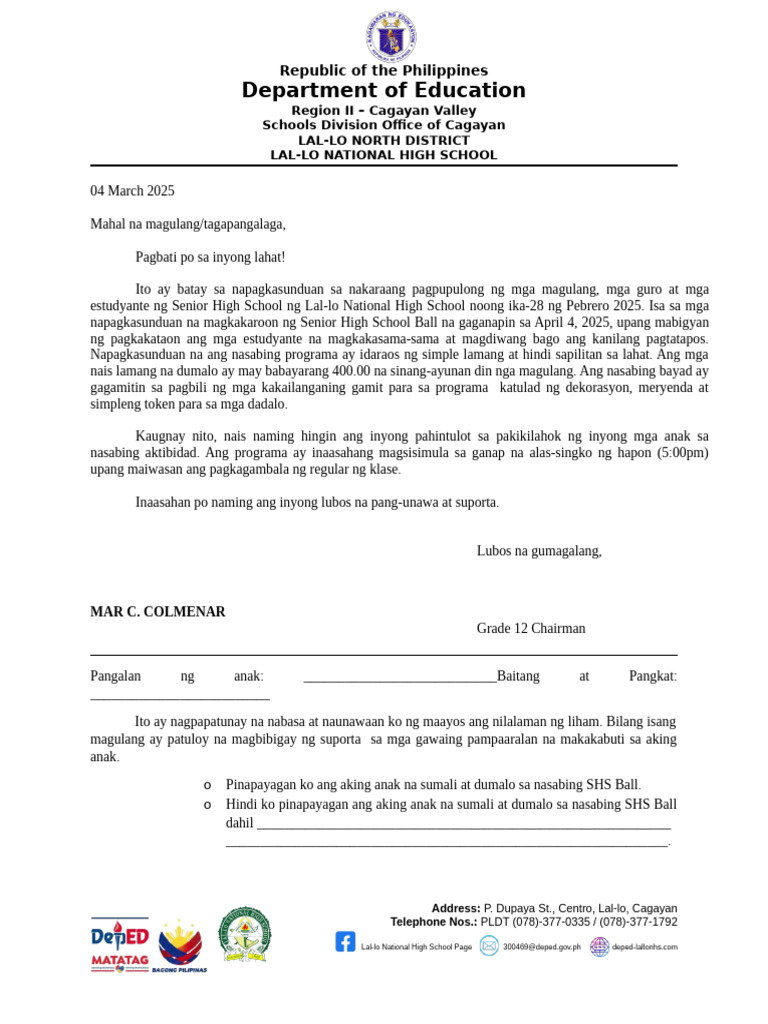 REPLY SLIP | PDF