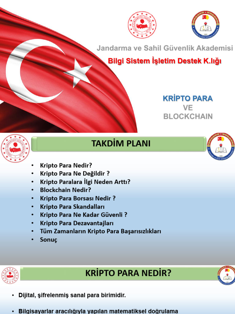 Kripto para Ve Blockchain - Sunum | PDF