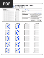 OMR Sheet 50 Questions PDF | PDF | Writing Implements | Writing