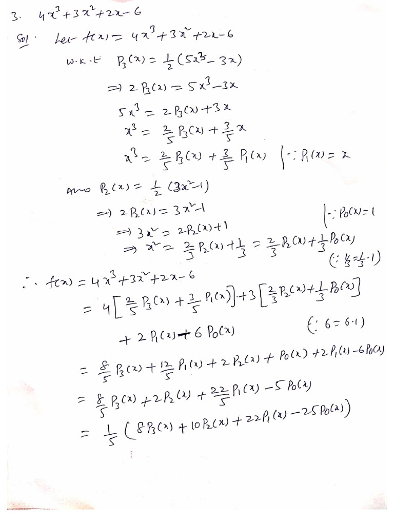 Legendre Polynomials | PDF