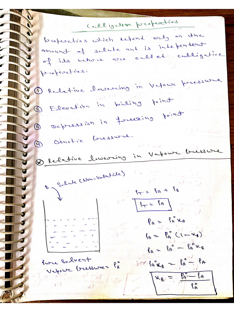 Colligative Properties | PDF